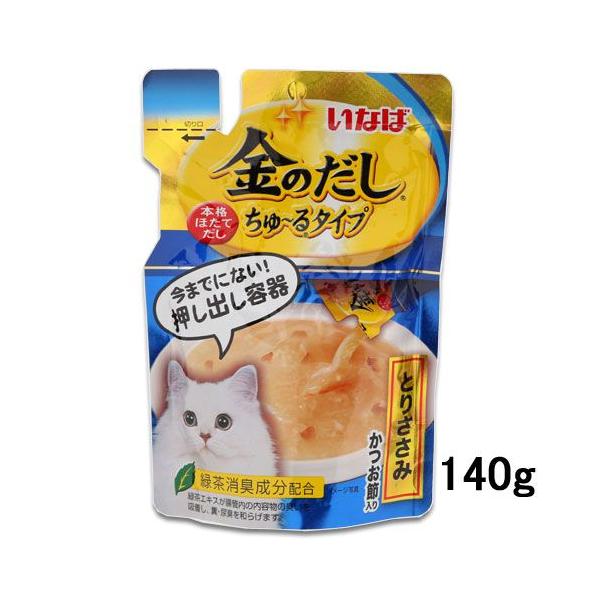 メーカー：いなば inabatyutop　ybrand_code　金のだし　ちゅーるタイプ　本格ほたてだし　とりささみ　かつお節　いなば　緑茶　液状　成猫用　一般食　20130412　YIH　muryotassei_100_199　_nek...