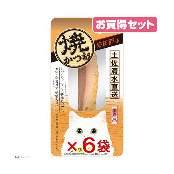 メーカー：いなば muryotassei_500_599　_neko　猫フード　キャットフード　猫　ＣＩＡＯ　チャオ　レトルト　おやつ　いなば　魚　かつお　焼かつお　20140819　ＫＫ　ＣＩＡＯ（チャオ）　宗田節味　６本　宗田節　ソウダ...