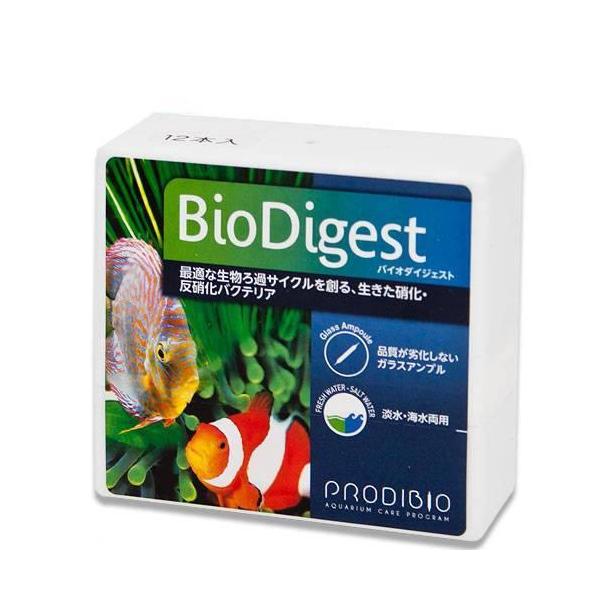 メーカー：プロディビオ アクアリウム用品　アクア用品　調整剤　バクテリア　その他の商品　プロディビオ　BIO　DIGEST　バイオダイジェスト　淡水　海水両用　12本　器具　レッドシー　3594200001129　prodibio_0401...