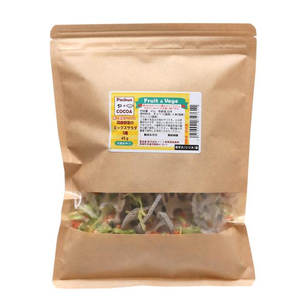 メーカー：(株)リーフ Leaf Corp usymlist　_dog　oytdry_dg　フルベジ　pk_fruvege　yasai　dice　国産　無添加　無着色　犬用おやつ　手作り　ミックス　pkn_mix　乾燥野菜　キャベツ　人参　...