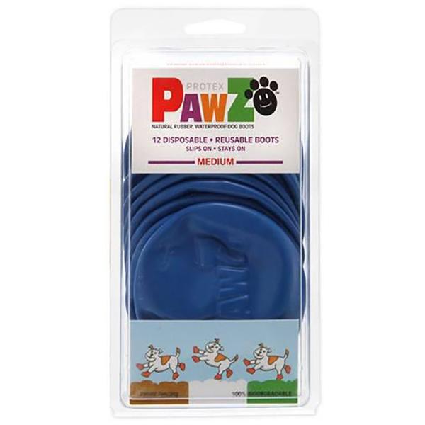 メーカー：Pawz Dog Boots 犬用品　お出かけ　ウェア　アクセサリ　アウトドア　靴　ブーツ　Paws　ラバードッグブーツ　肉球　雨具　M　ブルー　20130513　MI　rkyftp0_10_rngeral　08975150010...