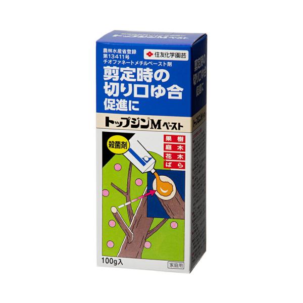 メーカー：住友化学 ガーデニング　園芸用品　農薬　殺虫剤　病気　菜園　殺菌剤　トップジンＭペースト　１００ｇ　20130614　ＫＴ　殺菌　癒合剤　切り口保護剤　grdnchemi　_gardening　4975292600138　kaju...