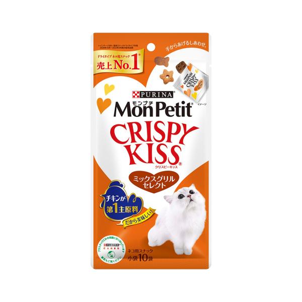 メーカー：ネスレ f7k_pu10_nsrcat　猫フード　おやつ　スナック　ネスレ　モンプチ　クリスピーキッス　ミックスグリル　３０ｇ　猫　20130726　ＫＴ　３０袋入り　箱売り　top_purina1504　shoka140531　...