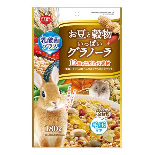 メーカー：マルカン _animal　フルーツいっぱいグラノーラ　１８０ｇ　小動物　おやつ　フード　マルカン　うさぎ　リス　ハムスター　チンチラ　モルモット　鳥　小動物全般　スナック　ドライ野菜・フルーツ　フルーツ　ドライ　乾燥　チンチラ・モ...