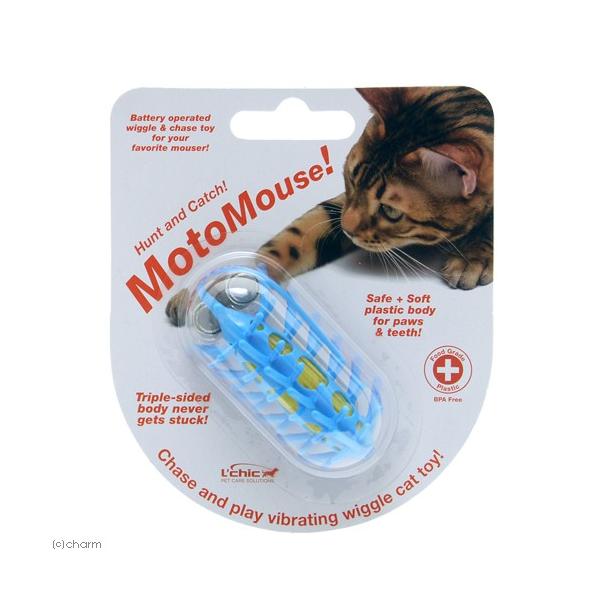 メーカー：エルシック nych　20180709　4897045821815　エルシック　モトマウス　ブルー　猫用品　おもちゃ　猫　ねこ　動く　電動　うごく　電池　ブルブル　震える　ねずみ　鼠　Moto　Mouse　ルークラン　opa2_y...