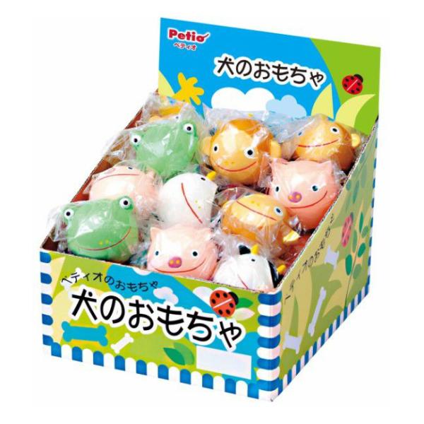 メーカー：ペティオ _dog　4903588223181　ペティオ　アニマルボールセットボックス　１個色おまかせ　犬　おもちゃ　犬用品　ラバートーイ　ボール　その他　スクウィーカー　20141214　OKB　Ｐｅｔｉｏ　ヤマヒサ　YPKCH...