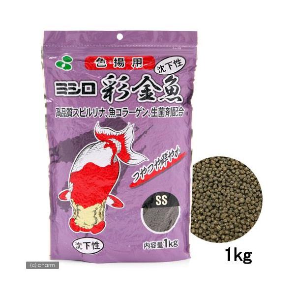 アクア用品　アクアリウム用品　餌　エサ　金魚　顆粒　ミシロ　彩金魚　色揚用　ＳＳ　沈下性　１ｋｇ　20120309　SM　4582388760333　mishiro_kingyofood_serise　opa2_delete　フード　ご飯　...