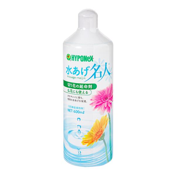 メーカー：ハイポネックス ハイポネックス　水あげ名人　６００ｍｌ　切り花　切花　生け花　フラワーアレンジメント　仏花　延命剤　長持ち　延命　長持ち液　20120416　ＨＹ　_gardening　4977517161059　opa2_del...
