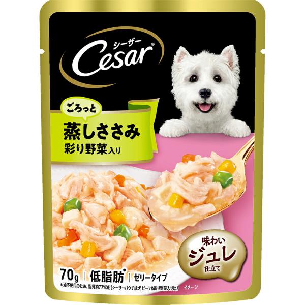 メーカー：マース ドックフード　ペットフード　レトルト　犬　いぬ　犬フード　犬用ウェットフード　犬の餌　犬のエサ　餌　えさ　アダルト　鶏肉　鳥肉　肉　Ｃｅｓａｒ　白い犬　ウェスティ　ウエストハイランドホワイトテリア　マースジャパン　リミテッ...