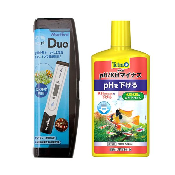 アクアリウム用品　アクア用品　調整剤　バクテリア　ｐＨ／硬度調整　マーフィード　エコペーハー　ＤＵＯ　テトラ　ｐＨ／ＫＨマイナス　５００ｍｌ　アピスト　ディスカス　ph_kh_mainasu　sfset　_aqua　1802b25m_aaa...
