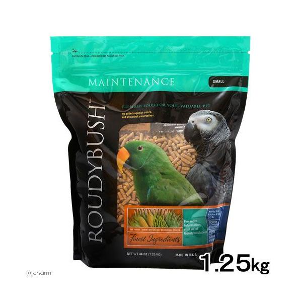 メーカー：ラウディ ラウディブッシュ　デイリーメンテナンス　スモール　１．２５ｋｇ　正規品　鳥　フード　小動物　オカメインコ　中型インコ　ローリー　オウム　総合栄養フード　コンゴウインコ　ラブバード　アケボノインコ　ホオミドリアカオウロコイ...