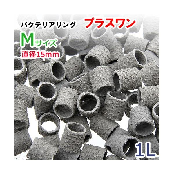 アクアリウム用品　naisyoku_syukei　金魚・メダカ　熱帯魚・エビ他　hwlist　_aqua　アクア用品　濾材　ろ材　リングろ材　生物ろ過　生物濾過　業務用　バルク　Ｍサイズ　直径１５　１Ｌ　バクテリアリング　プラスワン　ＫＫ　...