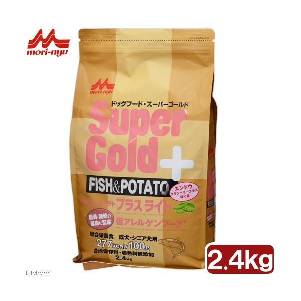 メーカー：森乳 森乳　スーパーゴールド　ＦＰプラス　ライト　２．４ｋｇ　20150519　ari　緑イ貝　クランベリー　サーモン　フィッシュ　ポテト　尿路　トマト　タウリン　アントシアニン　ポリフェノール　もりにゅう　森永乳業　497800...