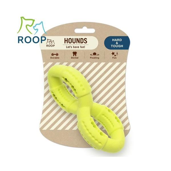 メーカー：ルークラン _dog　ループ　ハウンズ　ツイスト　イエローグリーン　4571357065609　ループハウンズ　ゴム　ROOP　HOUNDS　犬　いぬ　犬用品　おもちゃ　玩具　デンタルケア　デンタルトイ　20180729　ＫＥＩＲ...
