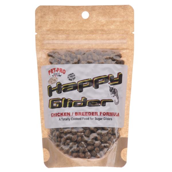 メーカー：ペットプロシャ _animal　Pet-Pro　HappyGlider　Chicken/Breeder　ハッピーグライダー　チキン/ブリーダー　100g　Brown　Small　モモンガ　フクロモモンガ　フード　餌　小動物　鳥　フ...
