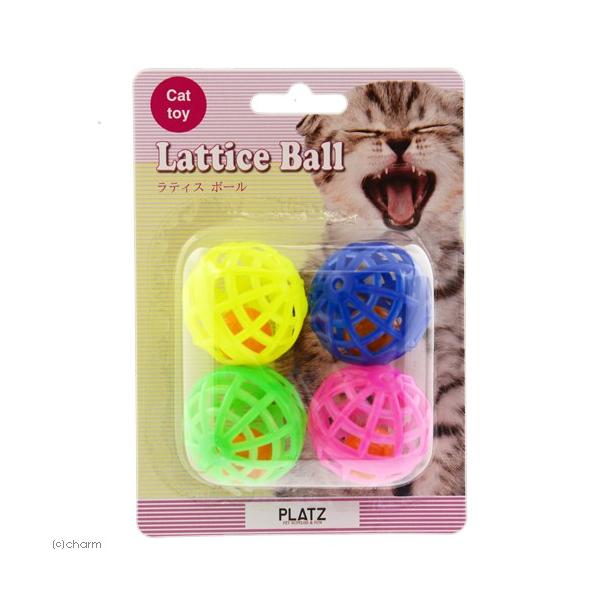 メーカー：プラッツ _neko　20180930　プラッツ　ラティスボール　４Ｐ　4979007801018　ＫＥＩＲＹＯＵ　EP80101　ＹＭＹＭ　猫用品　猫　ネコ　オモチャ　玩具　ボール　opa2_choku　cattoysmall　...