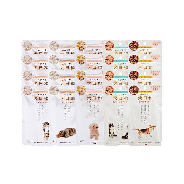 メーカー：わんわん nych　20181030　smp_wanice　わんわん　犬日和　アソート　ドッグフード　犬フード　犬用フード　ドッグ　フード　いぬ　犬　おやつ　間食　ささみ　鶏肉　鶏　とり肉　鹿肉　鹿　野菜　牛肉　ビーフ　牛　レトル...