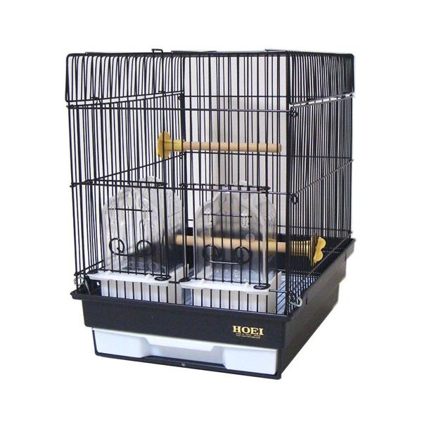 メーカー：ＨＯＥＩ minimalcages　cage　21dxb　black　_animal　ＨＯＥＩ　２１デラックス　Ｂ　4963067005332　小動物　鳥　ケージ　小鳥　文鳥　十姉妹　キンカチョウ　インコ　小型インコ　セキセイイン...