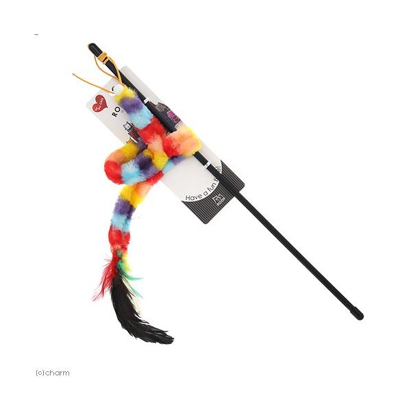 メーカー：ルークラン _neko　20190429　ＧＢＮＭ　猫用品　猫　ねこ　おもちゃ　猫じゃらし　ねこじゃらし　玩具　猫用　ルークラン　ループ　ロッディーズ　レインボーワーム　4571357066002　opa2_yoko　line22...