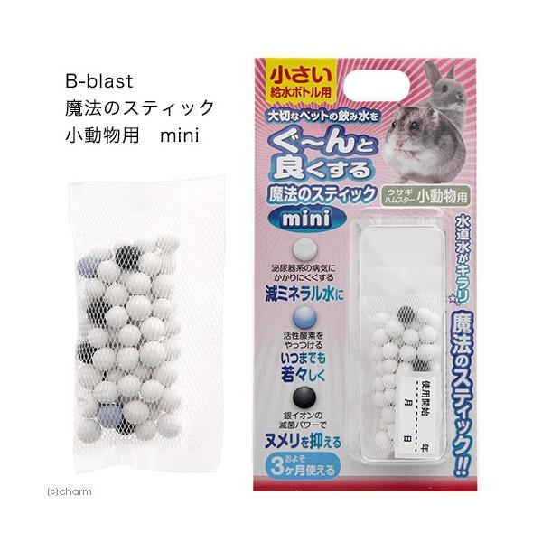 メーカー：ビーブラスト _animal　B-blast　魔法のスティック　小動物用　mini　ビーブラスト　水素水　減ミネラル　低ミネラル　イオン　銀イオン　泌尿器　水　給水　飲み水　小動物　鳥　健康　ミネラル　殺菌　大切なペットの水をぐ〜...