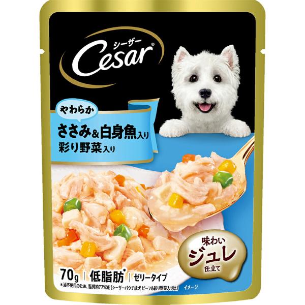 メーカー：マース ドックフード　ペットフード　レトルト　犬　いぬ　犬フード　犬用ウェットフード　犬の餌　犬のエサ　餌　えさ　アダルト　鶏肉　肉　チキン　フィッシュ　Ｃｅｓａｒ　白い犬　ウェスティ　ウエストハイランドホワイトテリア　マースジャ...