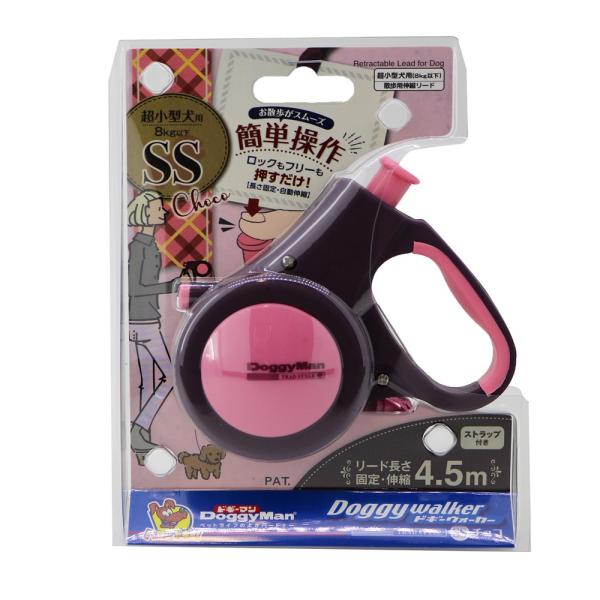 メーカー：ドギーマン ドギーマン　ドギーウォーカー　トラッドスタイル　ＳＳ　チョコ　４．５ｍ　4976555926200　20190925　ＧＢＮＭ　犬用品　犬　いぬ　ＴＲＡＤ　ＳＴＹＬＥ　Ｄｏｇｇｙ　ｗａｌｋｅｒ　リード　伸縮リード　超小...