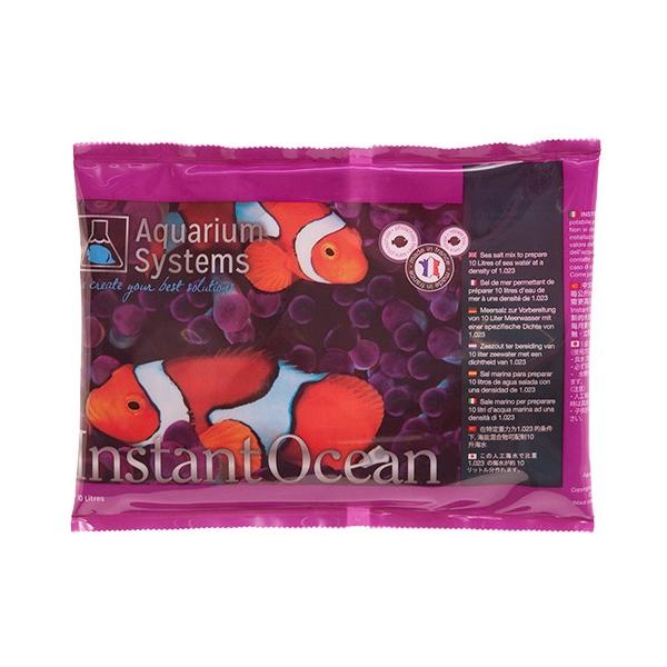 メーカー：Aquarium Systems 人工海水　_aqua　インスタントオーシャン　プレミアム　１０リットル用　３６０ｇ　アクアリウム用品　アクア用品　海水　インスタントオーシャンプレミアム　人工　天然海水　10L用　20200117...