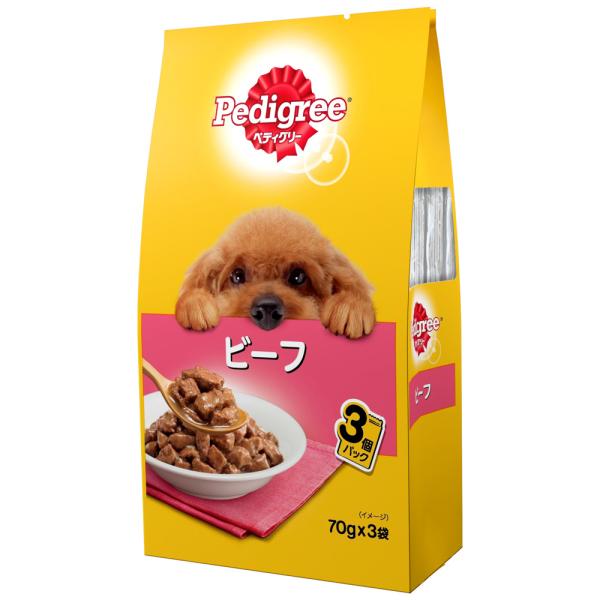 メーカー：マース opa2_choku　ドックフード　ペットフード　レトルト　犬　いぬ　犬フード　犬用ウェットフード　犬の餌　犬のエサ　餌　えさ　アダルト　牛　牛肉　肉　Ｐｅｄｉｇｒｅｅ　黄色　オレンジ　マースジャパン　リミテッド　4902...