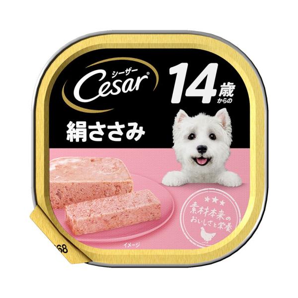 メーカー：マース ドックフード　ペットフード　レトルト　犬　いぬ　犬フード　犬用ウェットフード　犬の餌　犬のエサ　餌　えさ　シニア犬　老犬　高齢犬　鶏肉　鳥肉　肉　Ｃｅｓａｒ　白い犬　ウェスティ　ウエストハイランドホワイトテリア　マースジャ...