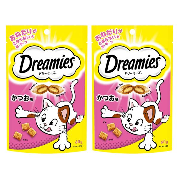 メーカー：マース スナック　おやつ　ペットフード　猫のおやつ　猫のスナック　ねこのおやつ　ねこのスナック　アダルト　カツオ　鰹　魚　Ｄｒｅａｍｉｅｓ　黄色　マースジャパン　リミテッド　melma2102marsdrms　melma2105p...