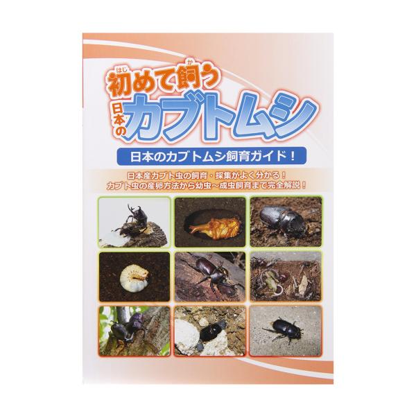 メーカー：むし社 初めて飼う日本のカブトムシ　9784943955245　20200825　GBNM　昆虫　書籍　入門書　図書　昆虫用品　図鑑　入門　カブトムシ　昆虫採集　採集　採取　産卵　飼育　羽化　蛹化　孵化　ブリード　ブリーディング　...