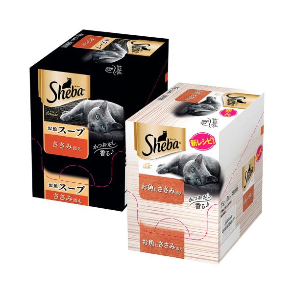 メーカー：マース ペットフード　猫　ねこ　猫フード　猫用ウェットフード　猫餌　猫えさ　餌　えさ　アダルト　シーフード　笹身　ササミ　チキン　鶏肉　シバ　黒猫　黒い猫　ロシアンブルー　逃れられない　プロポーズ　マースジャパン　リミテッド　パウ...