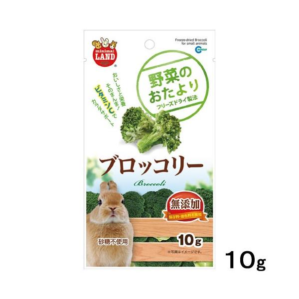 メーカー：マルカン _animal　4906456560296　マルカン　野菜のおたより　ブロッコリー　１０ｇ　無添加　小動物　鳥　おやつ　20160920　ＫＮＩＭ　ＫＥＩＲＹＯＵ　リスハム系　うさぎ　ハムスター　モルモット　チンチラ　リ...