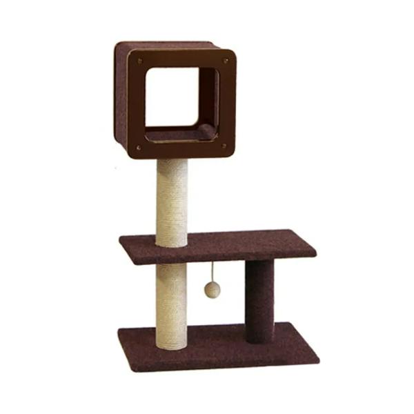 メーカー：ドギーマン _neko　sfset　20161115　KNIM　KEIRYOU　猫　愛猫　ネコ　猫用品　キャットタワー　遊ぶ　キャティーマン　モダンルームスクラッチ　ミディアムＨ９０　4976555841770　組立式　猫用　ドギ...