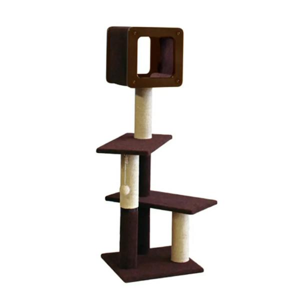 メーカー：ドギーマン _neko　sfset　20161115　KNIM　KEIRYOU　猫　愛猫　ネコ　猫用品　キャットタワー　遊ぶ　キャティーマン　モダンルームスクラッチ　ラージＨ１２０4976555841787　組立式　猫用　ドギーマ...