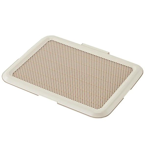 メーカー：ボンビアルコン 薄型しつけるトレー　Ｍ　アイボリー　4977082704057　20190623　ＧＢＮＭ　犬用品　犬　いぬ　トイレ　しつける　薄型　薄型トイレ　抗菌　お手入れ　簡単　かんたん　掃除　お掃除　交換　シーツ交換　しつ...