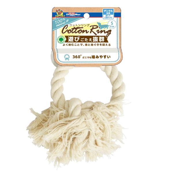 メーカー：ドギーマン メーカー画像　ドギーマン　コットンリング　S　4976555858112　20210310　y21m03　mikari　おもちゃ　玩具　犬用　犬用品　犬　イヌ　ロープ　縄　小型犬　line2207pettoy　bnr2...