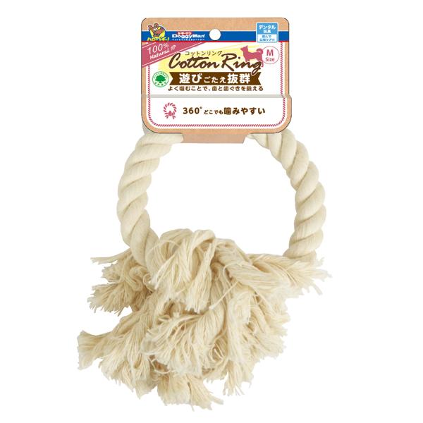 メーカー：ドギーマン メーカー画像　ドギーマン　コットンリング　Ｍ　4976555858129　20210310　ｙ21ｍ03　mikari　おもちゃ　玩具　犬用　犬用品　犬　イヌ　ロープ　縄　中型犬　line2207pettoy　bnr2...