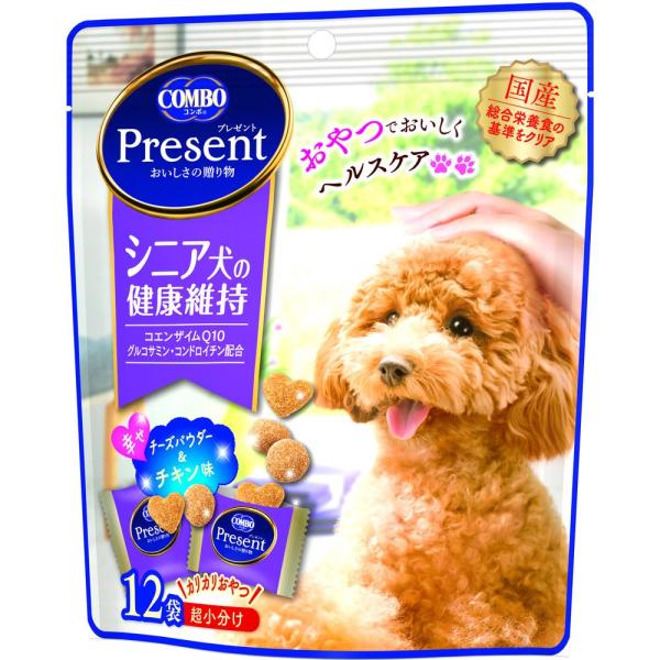 メーカー：日本ペットフード _dog　メーカー画像　日本ペット　コンボ　プレゼント　ドッグ　おやつ　シニア犬の健康維持　３６ｇ　4902112032596　20200316　ｋｓｚｋ　犬　イヌ　dog　犬フード　ドッグフード　全犬種　総合栄...