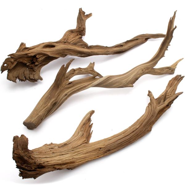 リーフコーポレーション　リーフコーポ　リーフ　ＬＥＡＦ　Corp　_aqua　_gardening　レイアウト素材　stonedeco　流木　石　処理済　forset-ryuishi　形状お任せ　煮込み済み　ゴーストウッド　３本　Ｌ　nit...