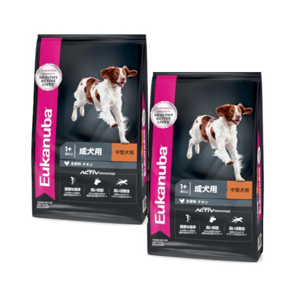メーカー：ユーカヌバ _dog　ユーカヌバ　ミディアム　アダルト　７．５ｋｇ×２袋　成犬用　中型犬種用　１歳以上　Ｅｕｋａｎｕｂａ　3182550909549　20210626　ＧＢＮＭ　y21m06　ドッグフード　プレミアムフード　サイズ...