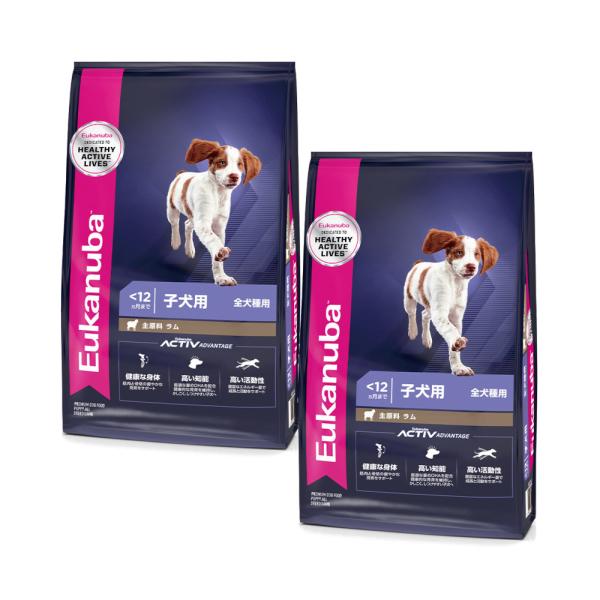 メーカー：ユーカヌバ _dog　ユーカヌバ　パピー　ラム＆ライス　７．５ｋｇ×２袋　子犬用　全犬種用　〜１２ヶ月まで　Ｅｕｋａｎｕｂａ　3182550909754　20210626　ＧＢＮＭ　y21m06　ドッグフード　ウェットフード　サイ...
