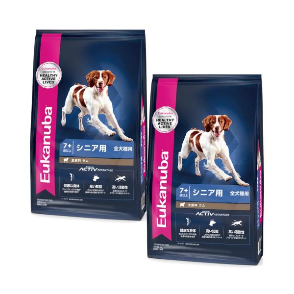 メーカー：ユーカヌバ _dog　メーカー画像　ユーカヌバ　シニア　ラム＆ライス　７．５ｋｇ×２袋　シニア用　全犬種用　７歳以上　Ｅｕｋａｎｕｂａ　3182550909822　20210626　ＧＢＮＭ　y21m06　ドッグフード　ドライフー...