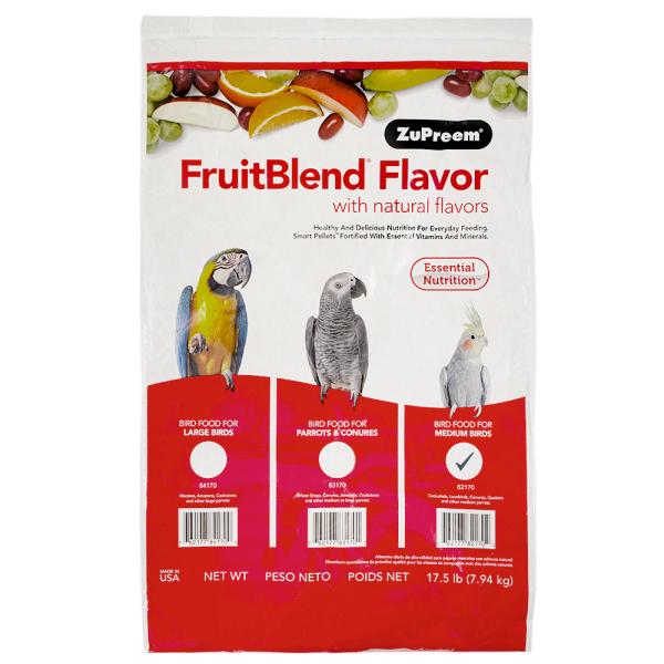 メーカー：ZuPreem ＦｒｕｉｔＢｌｅｎｄＦｌａｖｏｒ　ｗｉｔｈ　ｎａｔｕｒａｌ　ｆｌａｖｏｒｓ　ＭｅｄｉｕｍＢｉｒｄｓ　ズプリーム　フルーツブレンド　M　オカメインコ　7.94kg　0762177821702　20210812　y20...