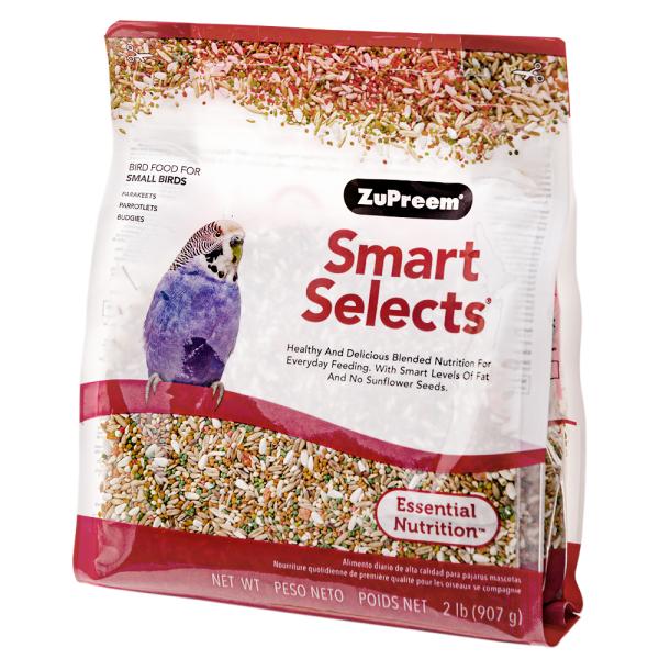 メーカー：ZuPreem ＳｍａｒｔＳｅｌｅｃｔｓ　ＳｍａｌｌＢｉｒｄｓ　ズプリーム　スマートセレクト　S　セキセイインコ　907g　ZuPreem　0762177310206　20210812　y21m08　wakaoo　小鳥　エサ　餌　...