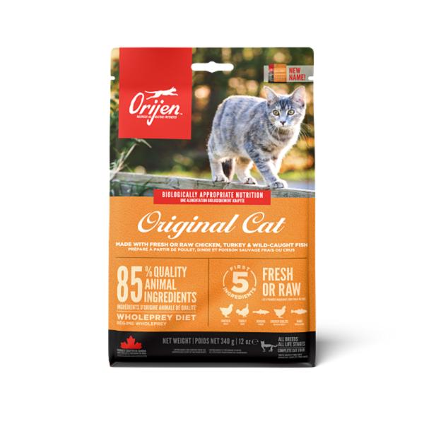 メーカー：オリジン オリジン　キャット＆キトゥン　３４０ｇ　オリジナル　キャット　正規品　0064992280345　20211217　ｙｔｋｓ　メーカー画像　キャットフード　猫　ねこ　猫フード　プレミアムフード　ドライフード　アカナ／オリ...
