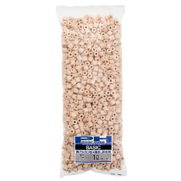 メーカー：太平洋セメント パワーハウス　ベーシック　ハードタイプ　Sサイズ　淡水　海水両用　1リットル　20211105　y21m11　mikari　アクアリウム用品　アクア用品　ろ材　ウールマット　クリオン　S　ベーシックハード　S袋　P...