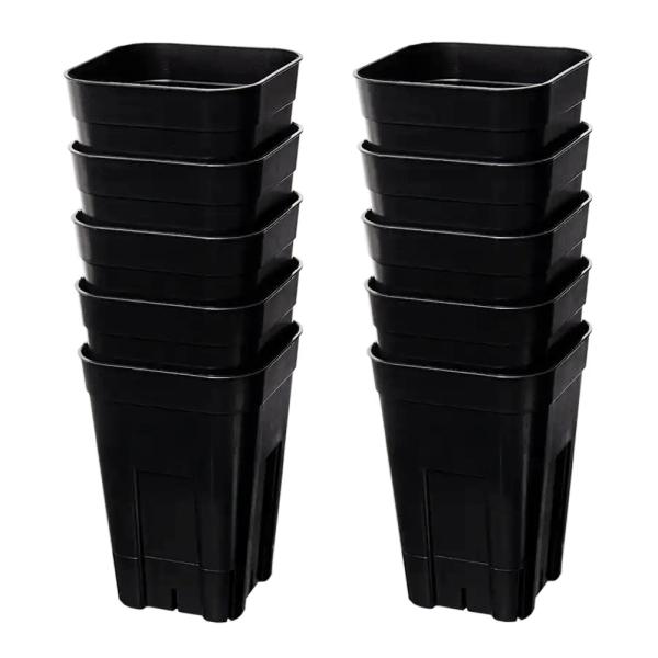 スリット鉢　植木鉢　鉢　ガーデニング用品　2250002672356　プレステラ　９０深型　黒　１０個セット　rasa　ガーデニング　園芸用品　ポット　ビニールポット　ポリポット　苗ポット　育苗　プラステ　プラ鉢　深型　深鉢　y21m12　...