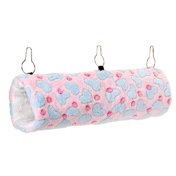 メーカー：fuu fuu　トンネルハンモック　ロング　ピンク　4573298441450　20220103　ytks　y22m01　小動物用品　小動物　ハンモック　トンネル　小動物用　デグー　フェレット　モモンガ