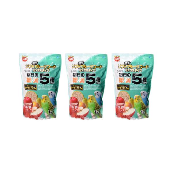 メーカー：マルカン _animal　マルカン　半生ソフトフルーツフード　ミックスタイプ　毎日の果実５種ブレンド　１ｋｇ　4906456561545　ＭＢ−２０１　ＭＡＲＵＫＡＮ　小動物　鳥　穀類　鳥フード　小鳥フード　鳥えさ　ＫＮＩＭ　ＫＥ...